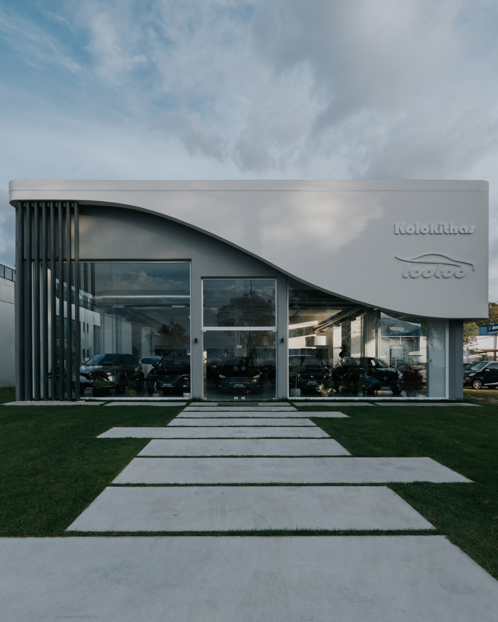 Car showroom façade design | Archetype