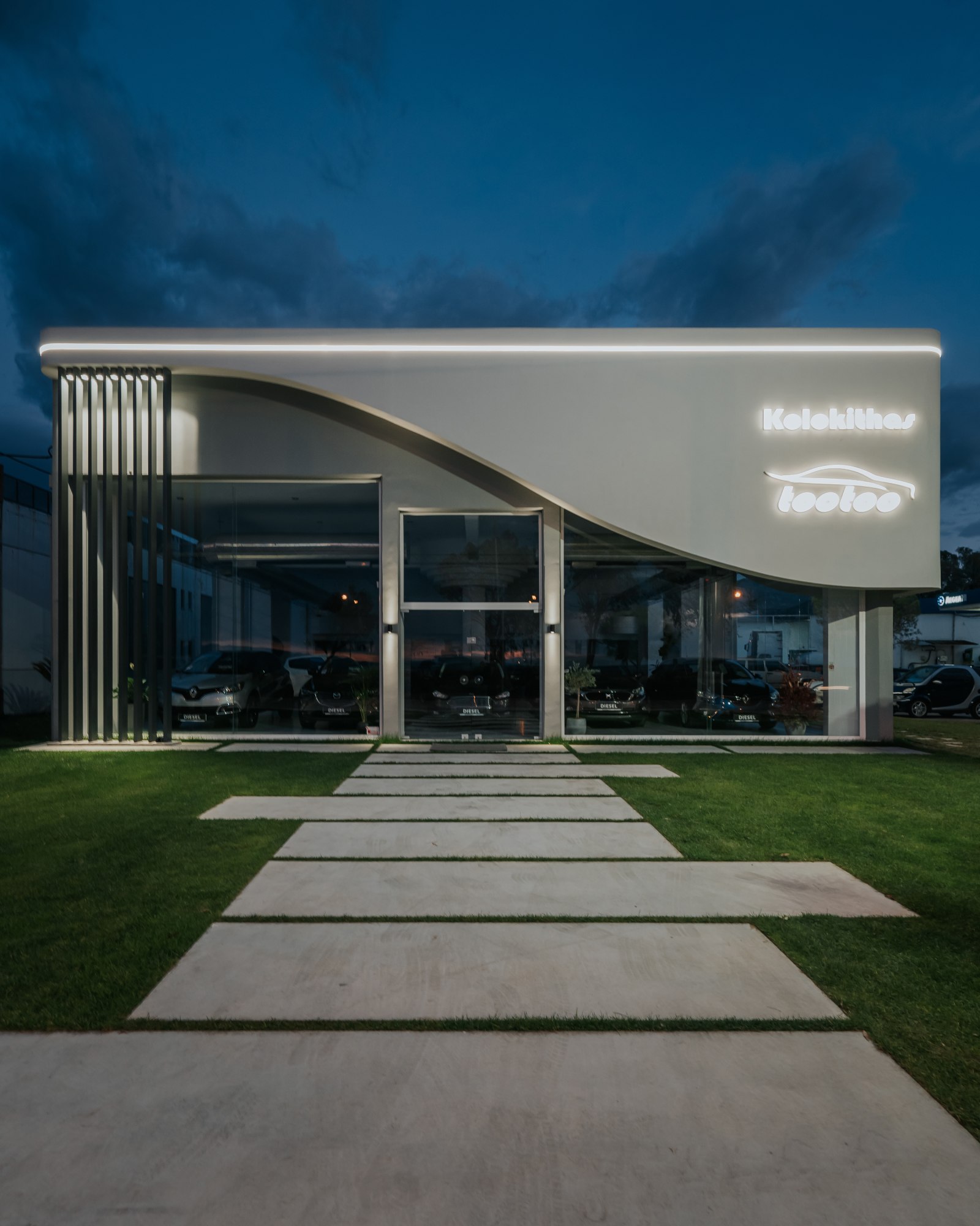 Car showroom façade design | Archetype